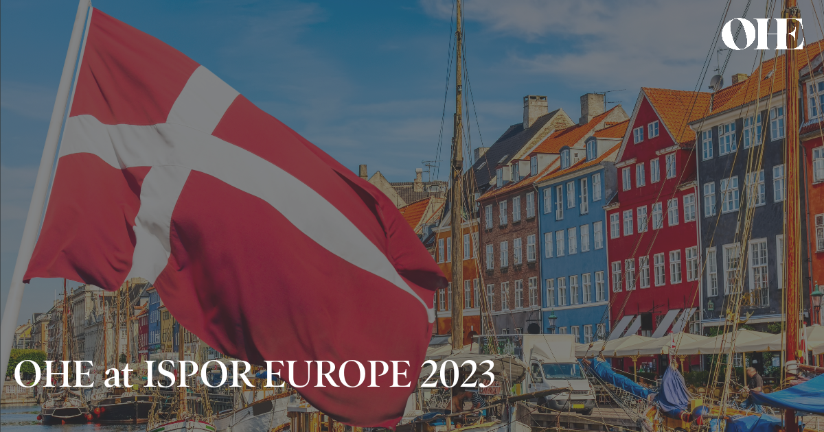 OHE at ISPOR Europe 2023 - OHE